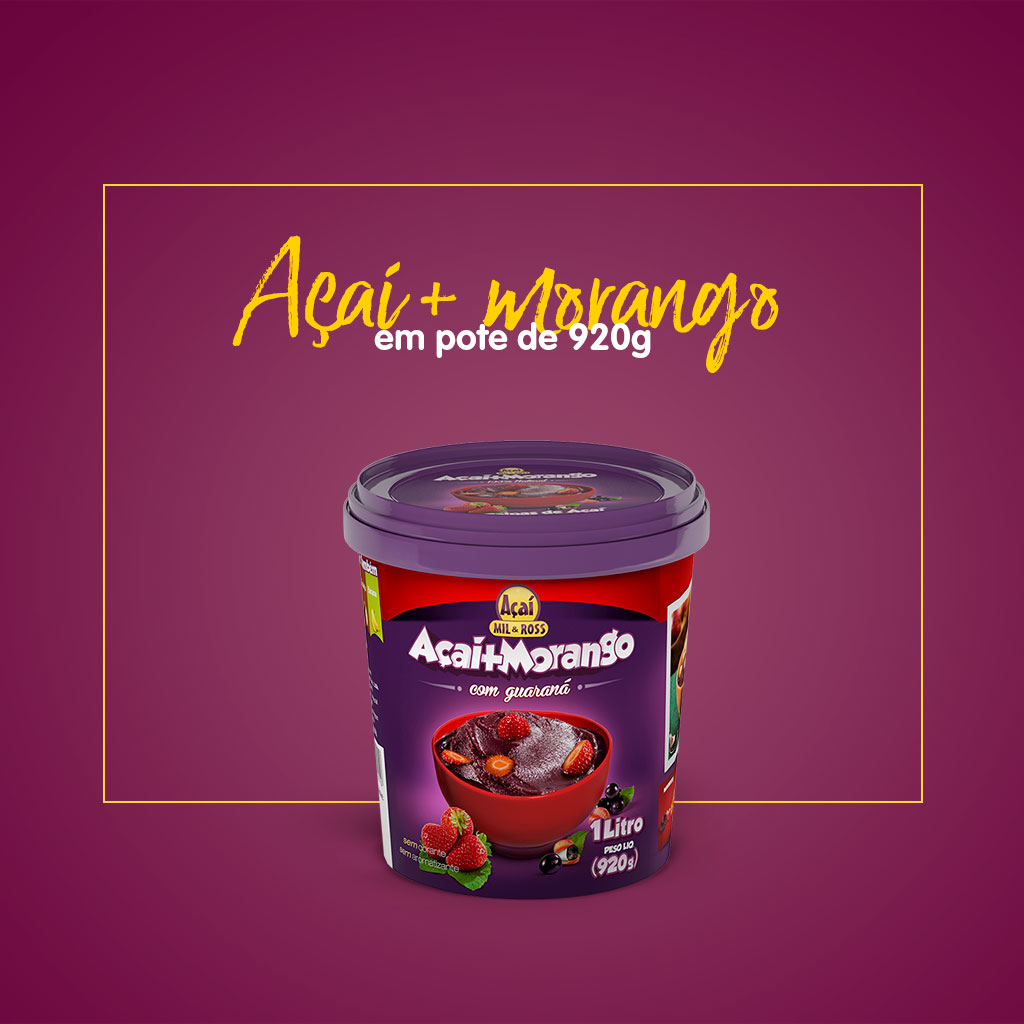 AÇAÍ POTES 920g - Açaí Mil&Ross
